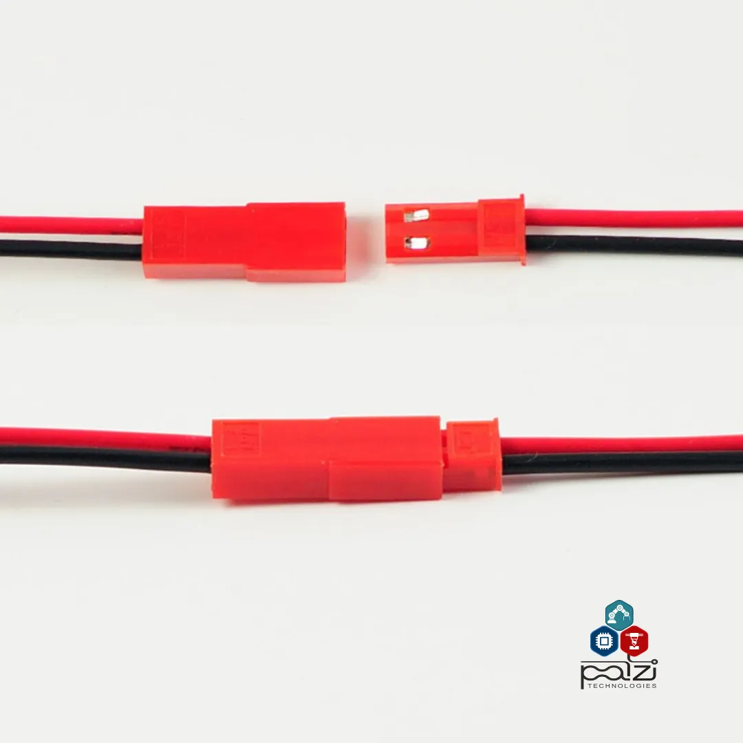 JST Cable conector Rojo 2P » IMPORTADORA PATZITEC